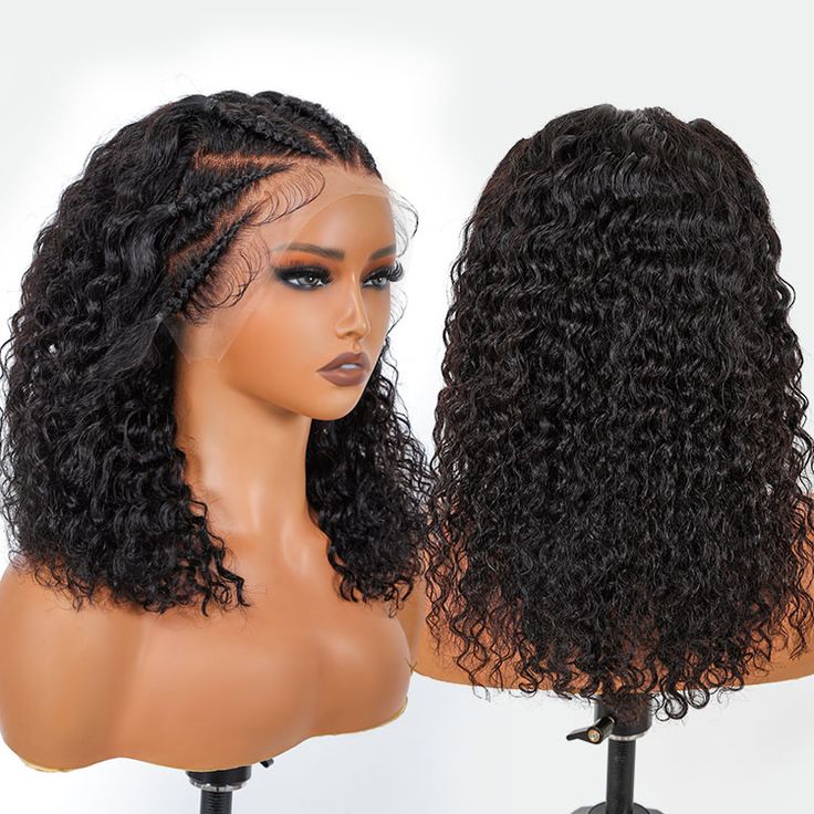 Jerry Curly BOB wig 13*4 full frontal lace wig/ Bridger Hair® – bridgerhair