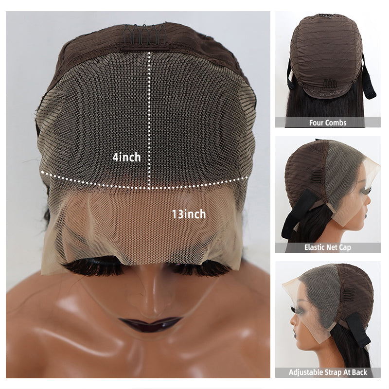 13*4 Straight Lace Frontal Wig with Big Lace / Bridger Hair® – bridgerhair